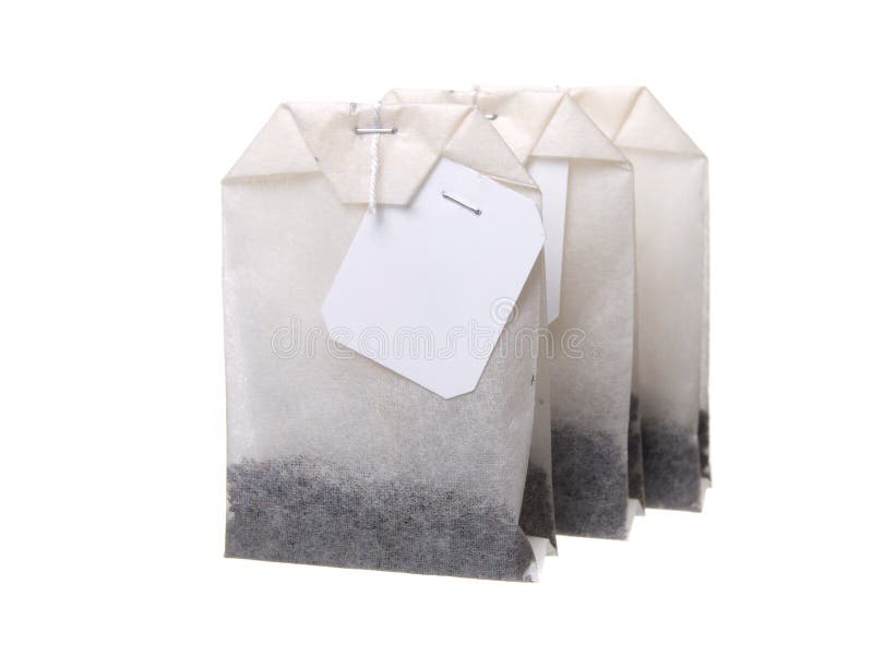 Two Tea Bags stock image. Image of aroma, calming, drink - 20360695