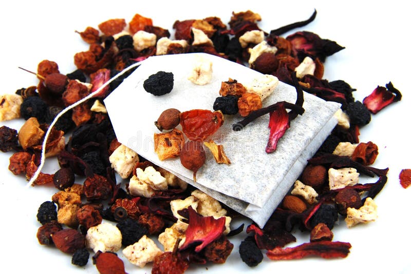 Tea with bag stock photo. Image of fruit, closeup, dried - 18191166