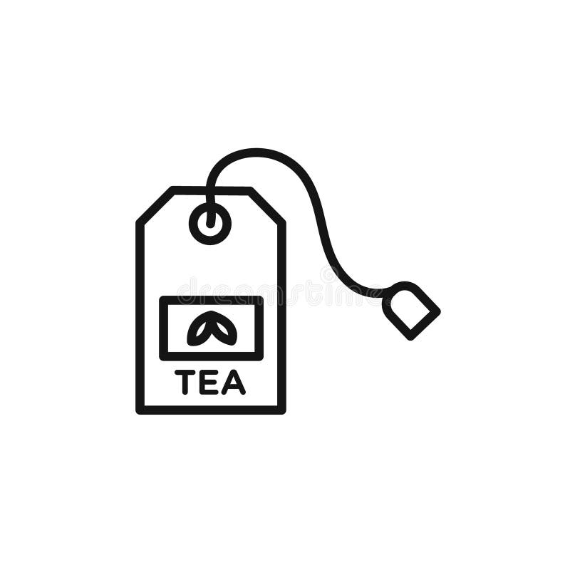 Tea Bag Icon Vector Set Collection for Web Stock Vector - Illustration ...