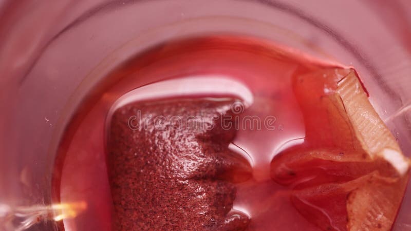 Tea Bag with Leftover Tea in Cup Stock Video - Video of healthy ...
