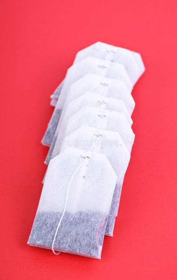 Tea bags stock image. Image of beverage, white, backdrop - 17698463