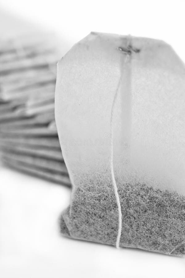 Tea bags stock photo. Image of breakfast, macro, gray - 18713452