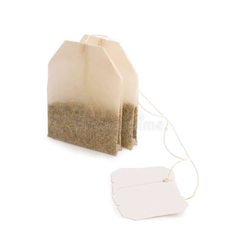 Tea Bags stock photo. Image of drink, healthy, label - 28423954