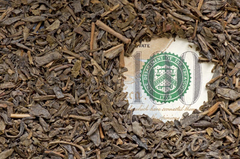 Tea on bank note stock photo. Image of jasmine, economics - 40782588