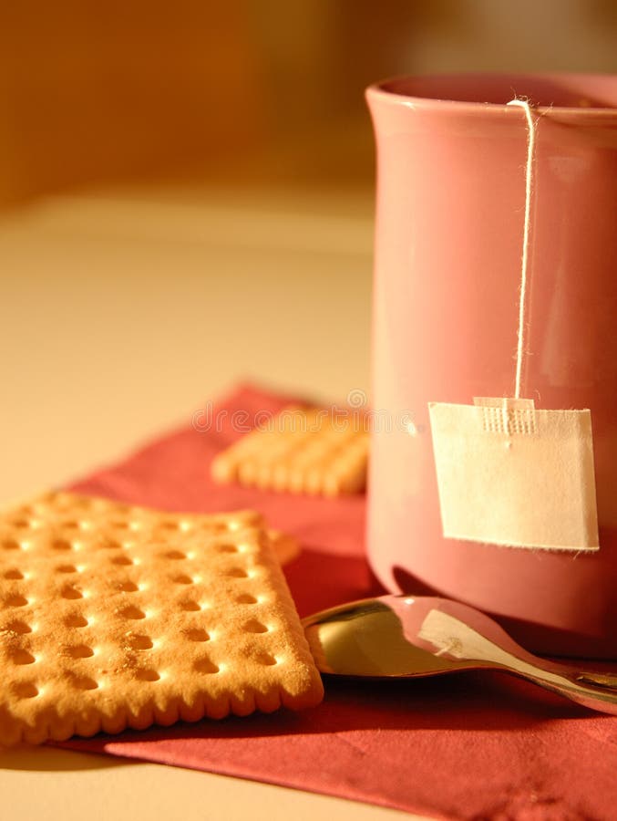 Tea and biscuits stock image. Image of breakfast, delicate - 3505601