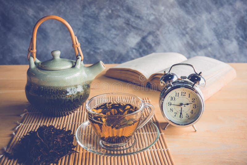 Tea and book stock photo. Image of blue, afternoon, breakfast - 88689472