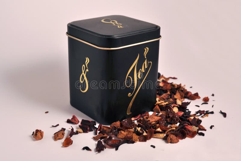 Tea Box stock image. Image of leaves, black, beverage - 12927663