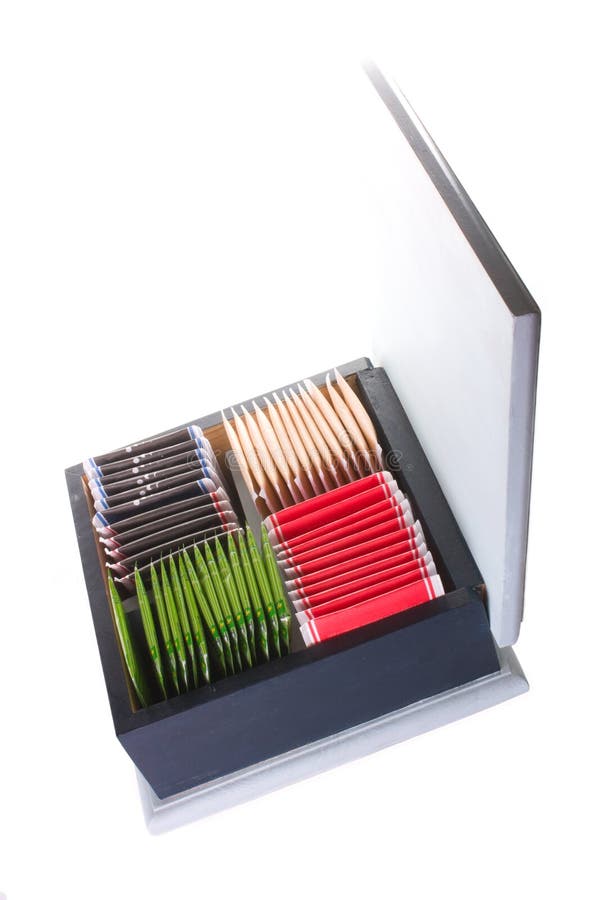 Tea box stock photo. Image of choice, packet, white, cored - 9208260