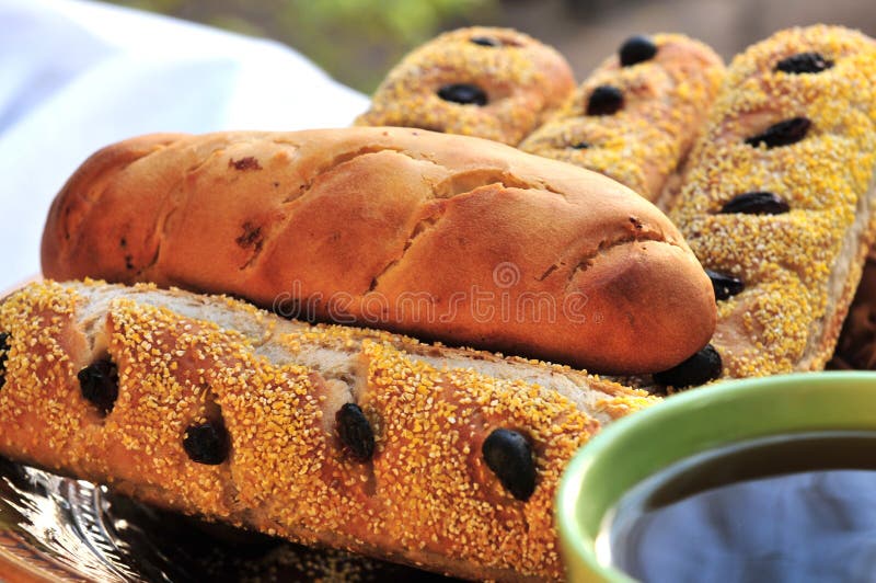 Tea bread stock image. Image of coffee, baguette, homemade - 13011549