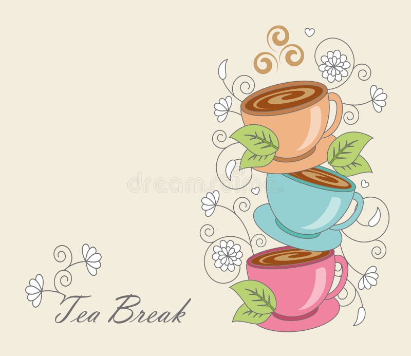 Coffee Break stock illustration. Illustration of drinks - 34725098