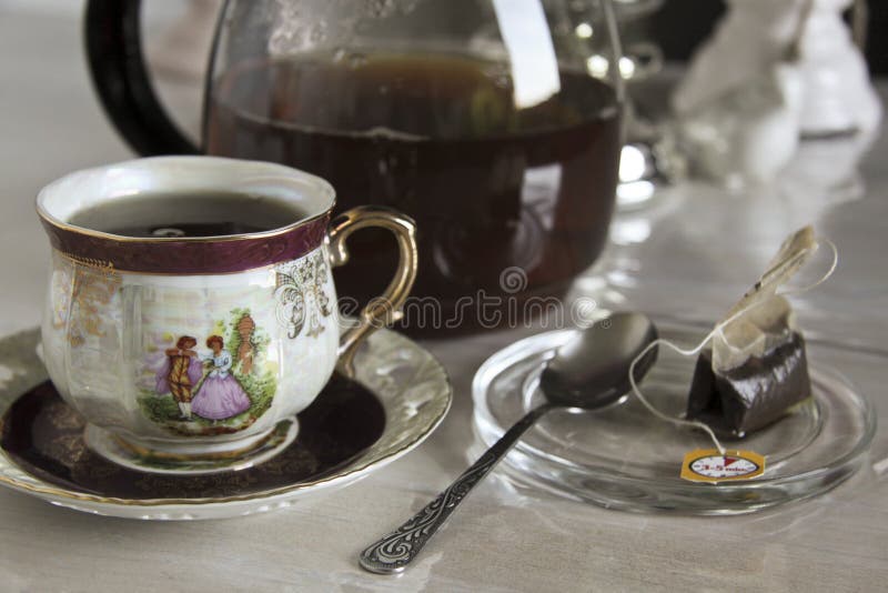 Tea break stock photo. Image of covering, comfortable - 41276524