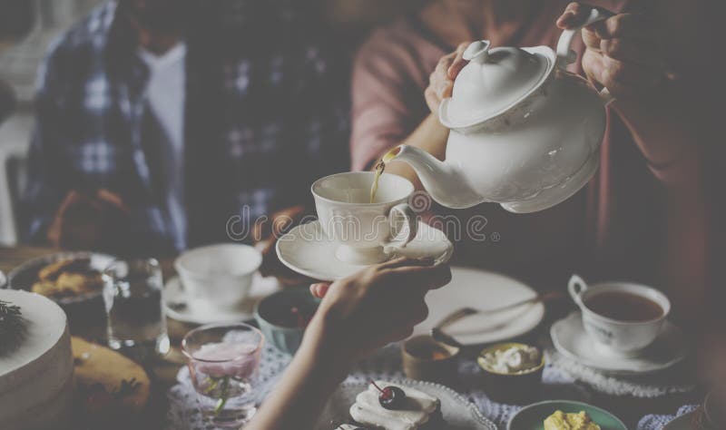 Tea Break Fun Relax Party stock photo. Image of relax - 92940572
