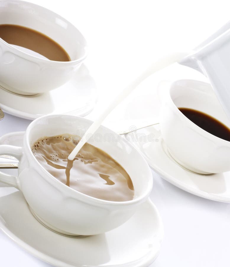 Tea break stock photo. Image of plate, pouring, isolated - 100795662