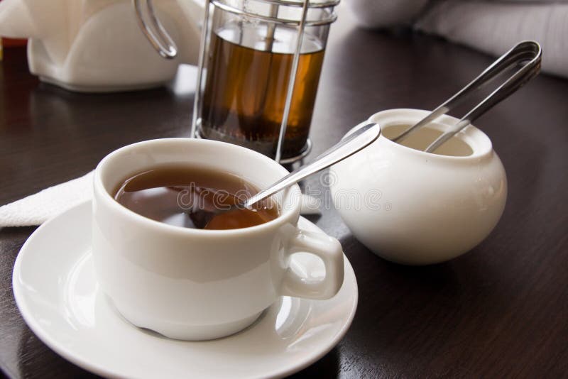 Tea breakfast stock image. Image of cake, taste, lunch - 10759541