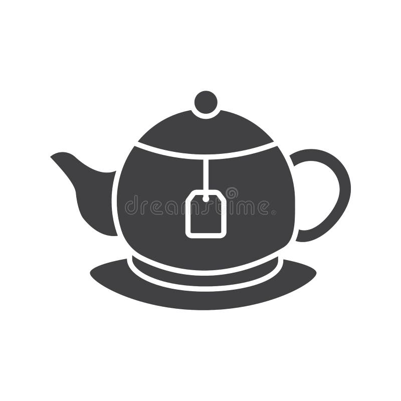 Brewing teapot linear icon stock vector. Illustration of isolated ...