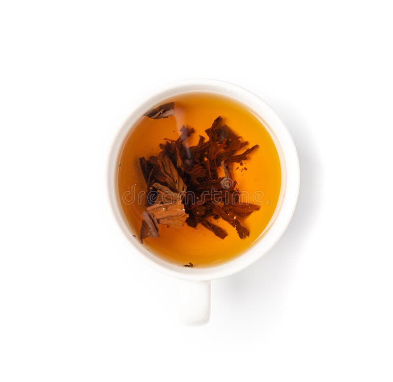 Tea Brewing Process in White Cup Isolated, Stages of Brewing Black Tea ...