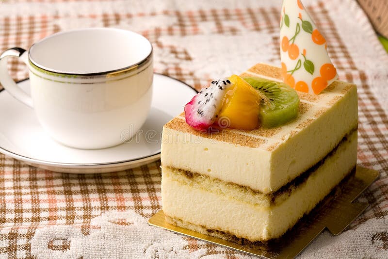Tea and cake stock photo. Image of afternoon, fruit, snacks - 14354184