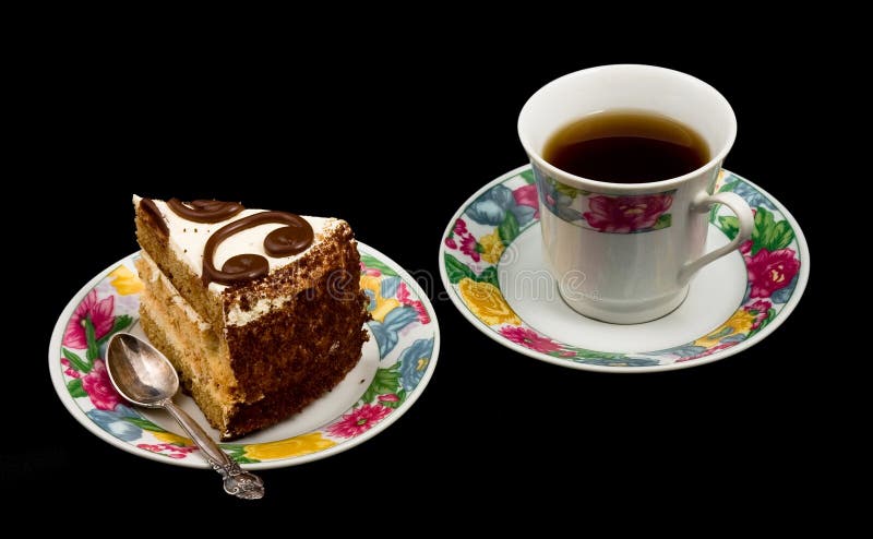 Tea and cake stock photo. Image of dessert, afternoon - 2361132