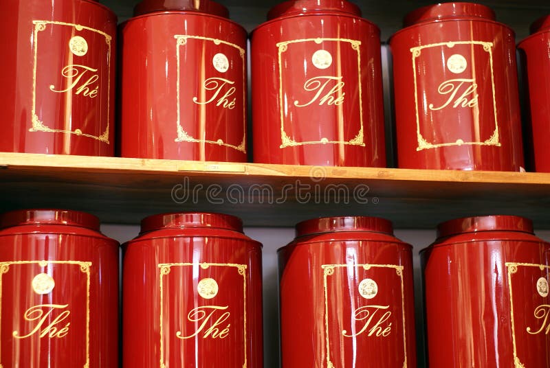 Tea can red stock photo. Image of oxides, boil, infusion - 3610760