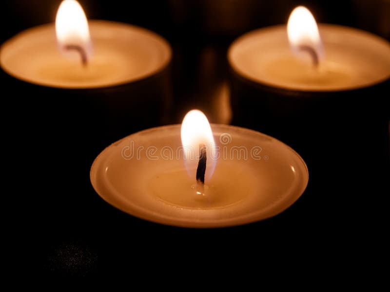 Three candles stock image. Image of background, five - 13547183