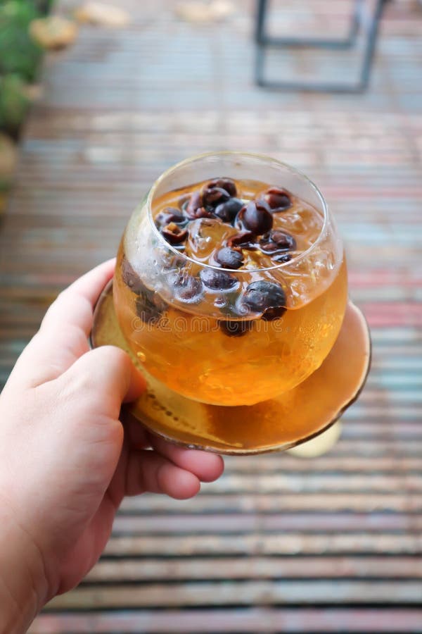 Tea, Cascara Tea or Coffee Cherry Tea Stock Image - Image of crust ...