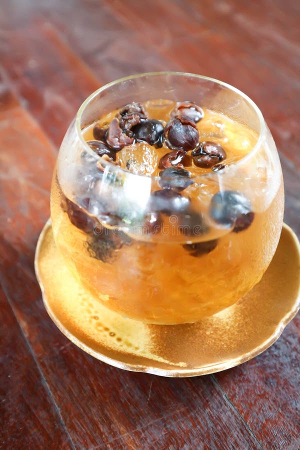 Tea, Cascara Tea or Coffee Cherry Tea Stock Image - Image of cherry ...