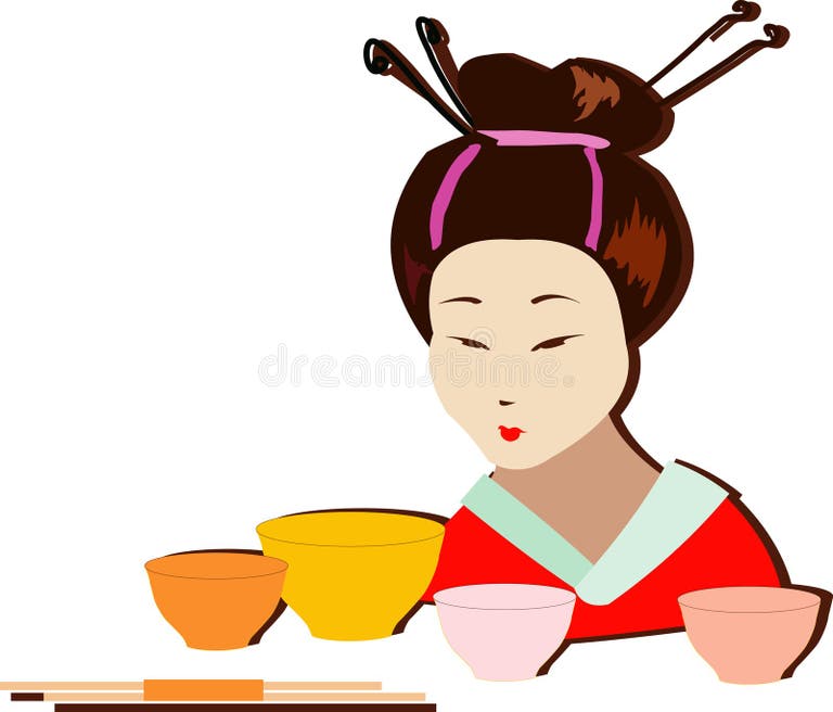 Sushi Tea Ceremony Stock Illustrations – 1,779 Sushi Tea Ceremony Stock ...