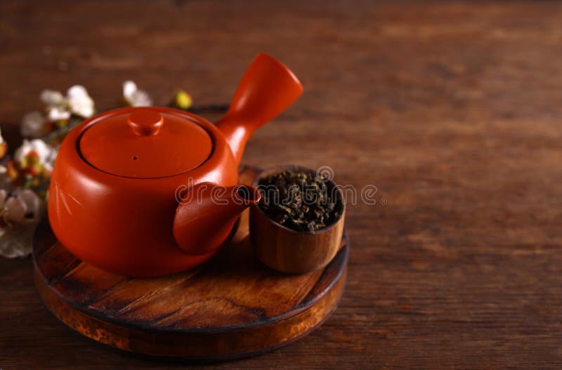 Tea Ceremony with Japanese Teapot Stock Photo - Image of ceramic, table ...