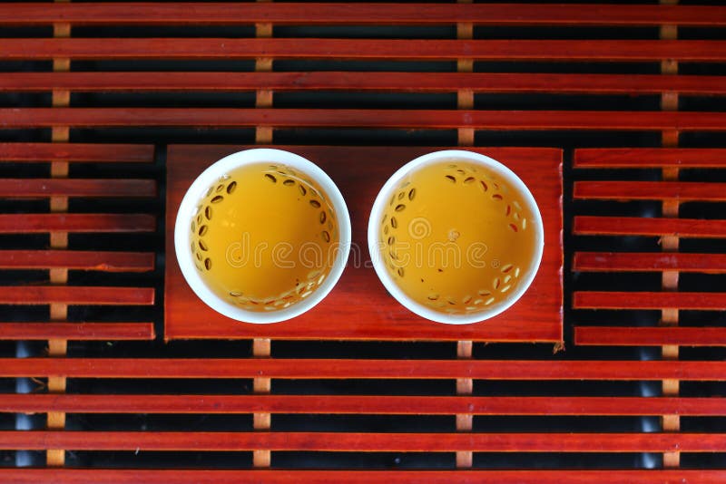 Tea Ceremony Concept with Puer or Pu Erh. Chinese Tea Table Ceremony ...