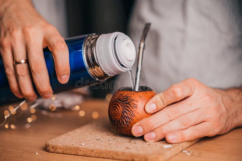 Tea Ceremony - Yerba Mate Brewing Technology Stock Photo - Image of ...