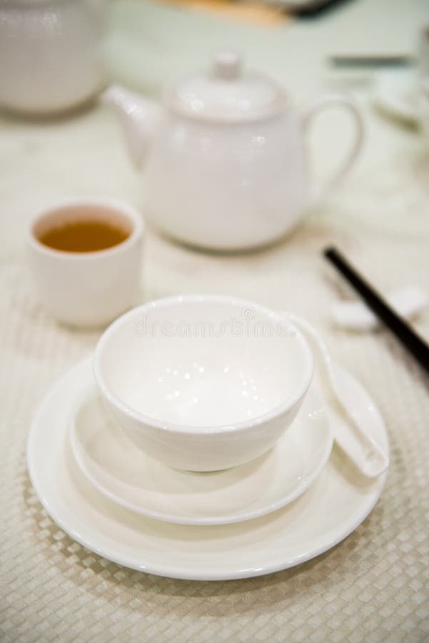 Tea at Chinese diner stock photo. Image of family, cups - 71563274