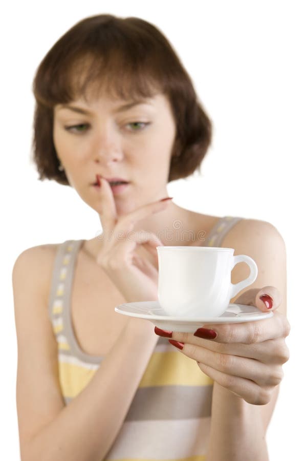 Tea or coffee? stock photo. Image of little, break, leisure - 5978388