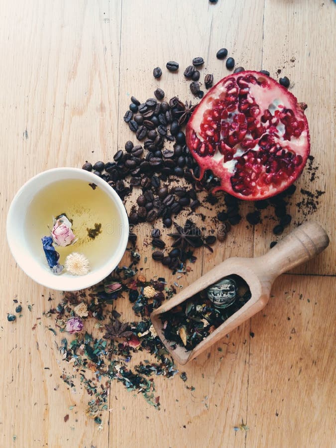 Tea coffee decor stock image. Image of coffee, naturmort - 142133515