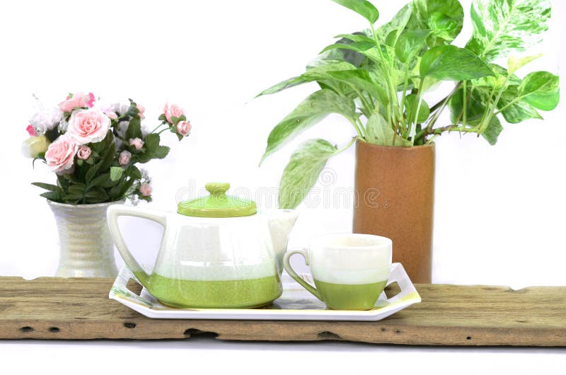 Tea and coffee stock image. Image of morning, drink, flora - 45852085
