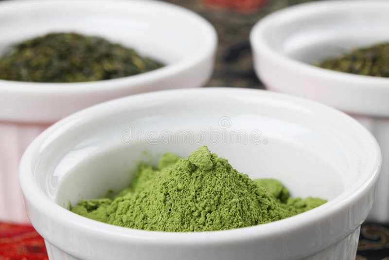 Powdered green tea stock photo. Image of spiritual, relax - 22956818