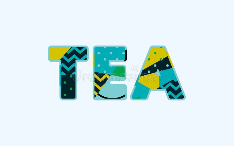 Tea Concept Word Art Illustration Stock Vector - Illustration of iced ...