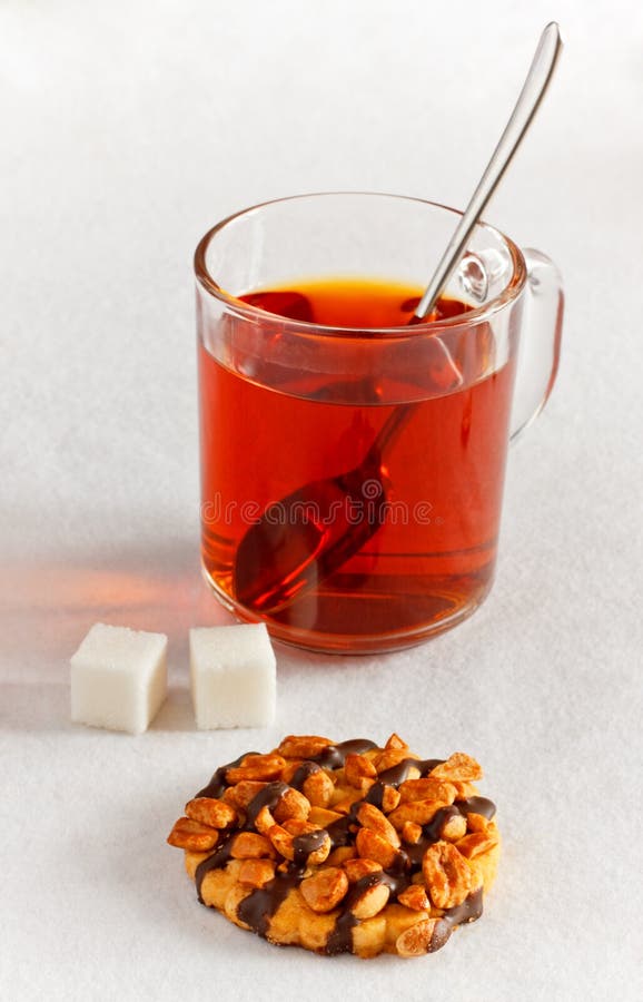 Tea with Cookie stock photo. Image of dessert, baked - 20729628