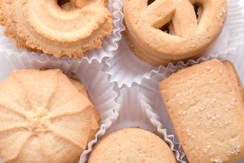 Tea Cookies Close Up stock image. Image of gourmet, shortbread - 130813513