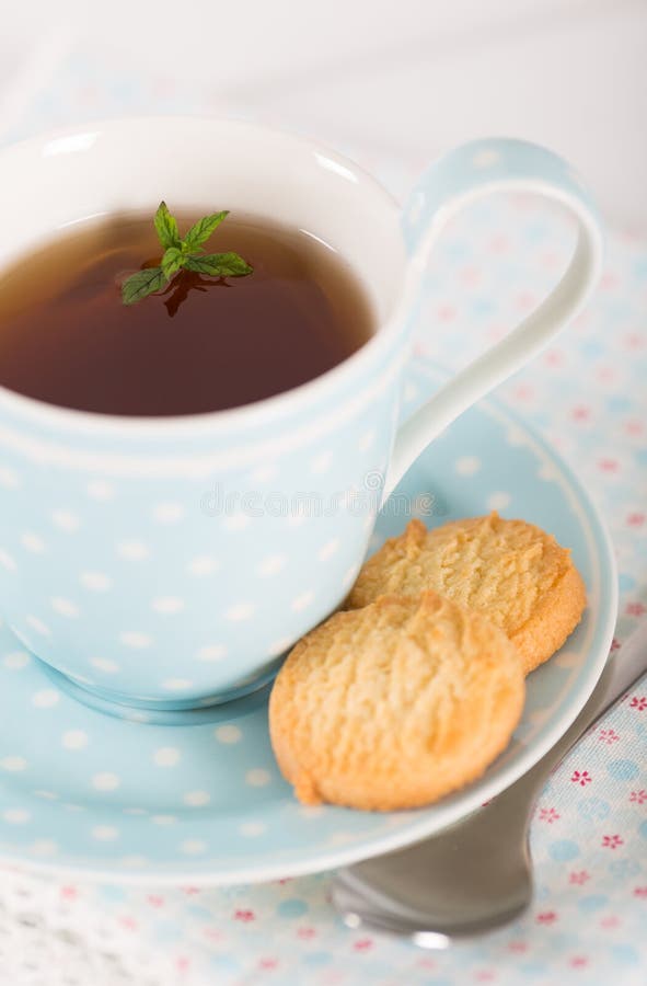 Tea with cookies stock photo. Image of health, teacup - 59661740