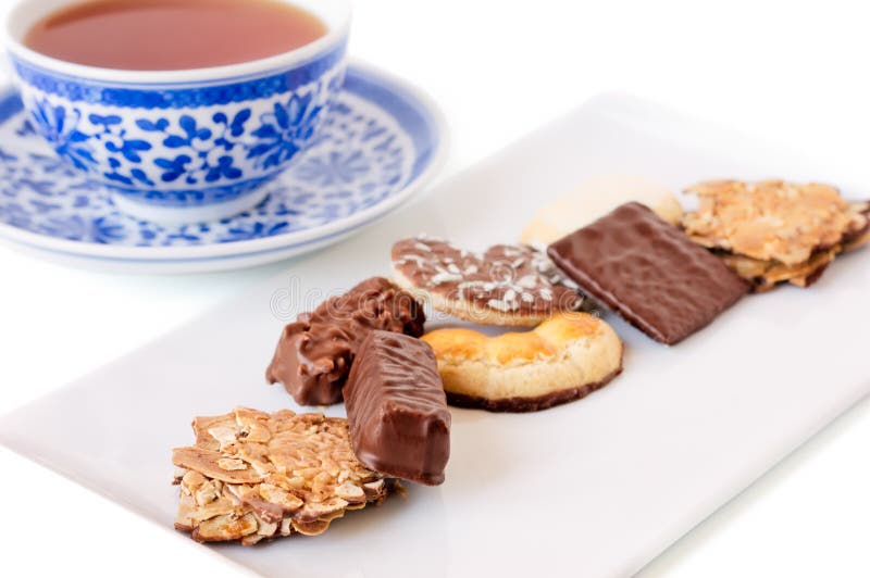Tea and Cookies stock image. Image of meal, china, ceramic - 67175065