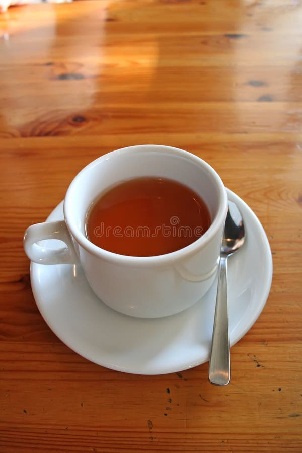 Tea in cup stock photo. Image of wood, saucer, serve, breakfast - 2967098