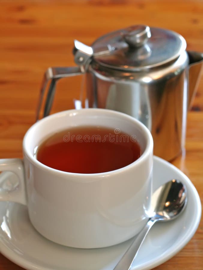 Cup of Tea stock photo. Image of spoon, formal, england - 1083422
