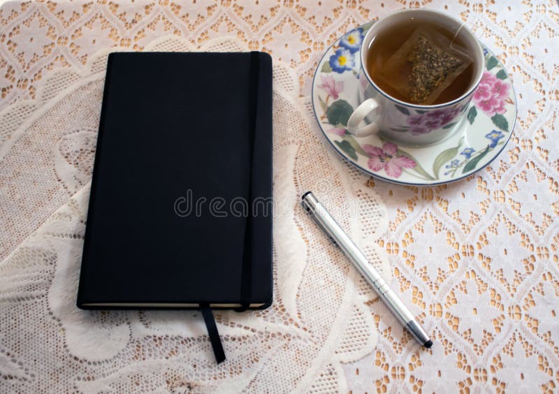 Tea Cup with Flower Patterns Stock Image - Image of flower, chic: 191748031