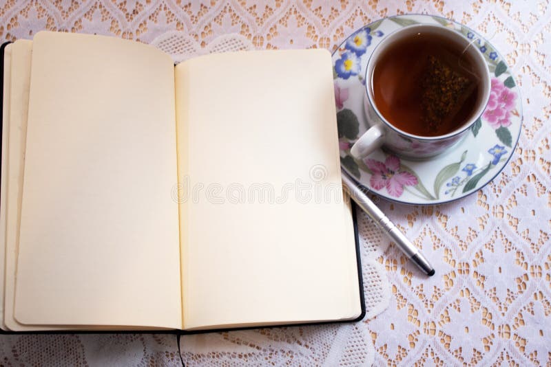 Tea Cup with Flower Patterns Stock Image - Image of drink, teacup ...