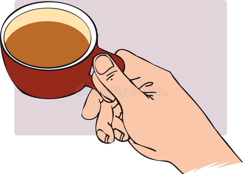 Tea cup stock vector. Illustration of cartoon, drink - 56042511