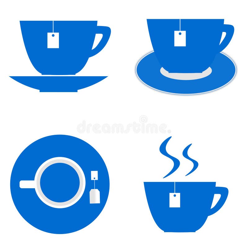 Tea cup icon stock illustration. Illustration of teacups - 96298715