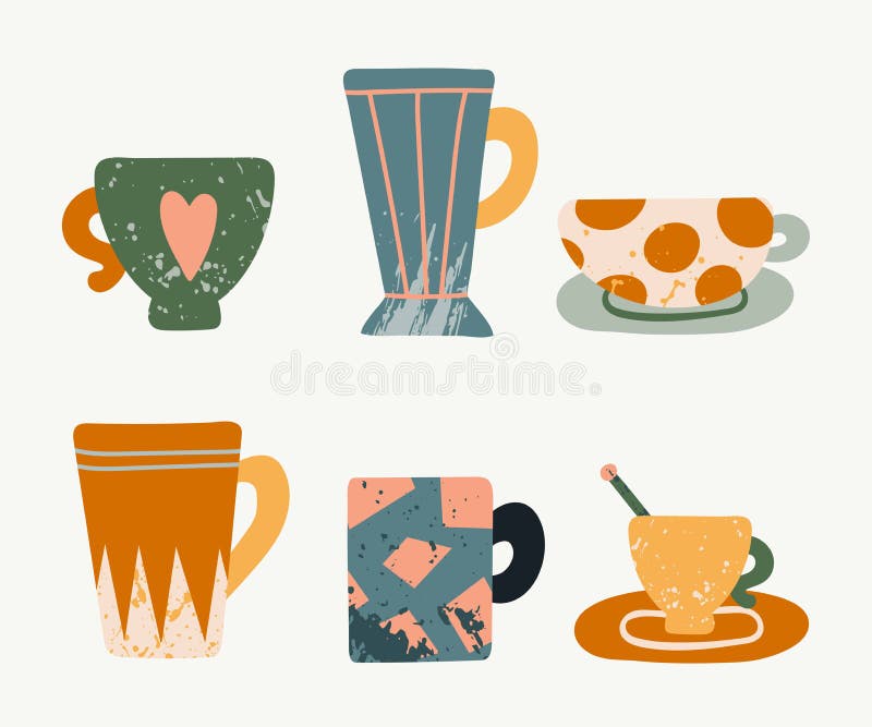 Cartoon Ceramic Tableware Stock Illustrations – 2,479 Cartoon Ceramic ...