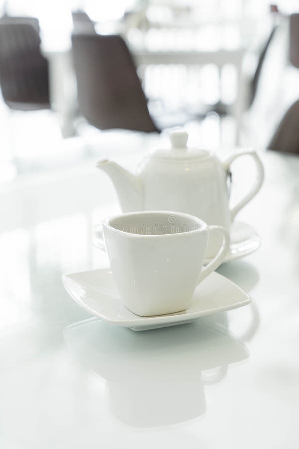 Tea cup on the table stock image. Image of break, health - 94896659