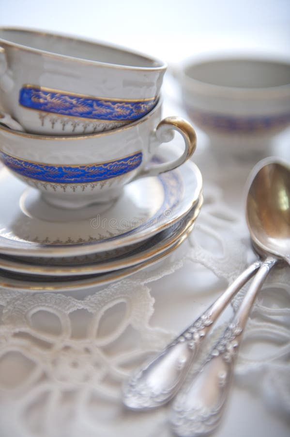 Tea cups stock image. Image of afternoon, hand, dining - 29082829