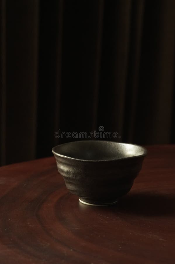 Tea Cups in Oriental Style with Minimal Composition Stock Image - Image ...